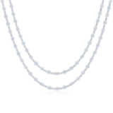 Diamond Strings Mixed Shape Necklace, 35.5 Inches in Platinum | Kwiat